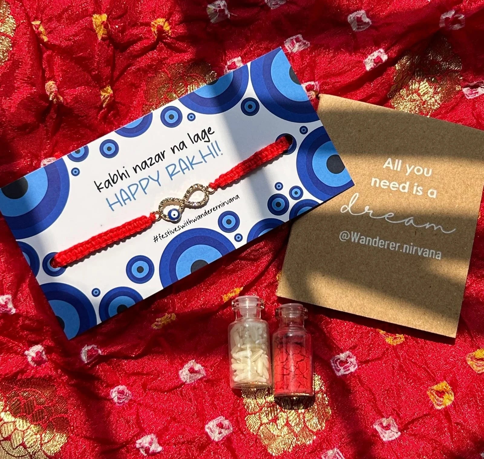 Infinity Evil Eye Rakhi – Wanderer Nirvana